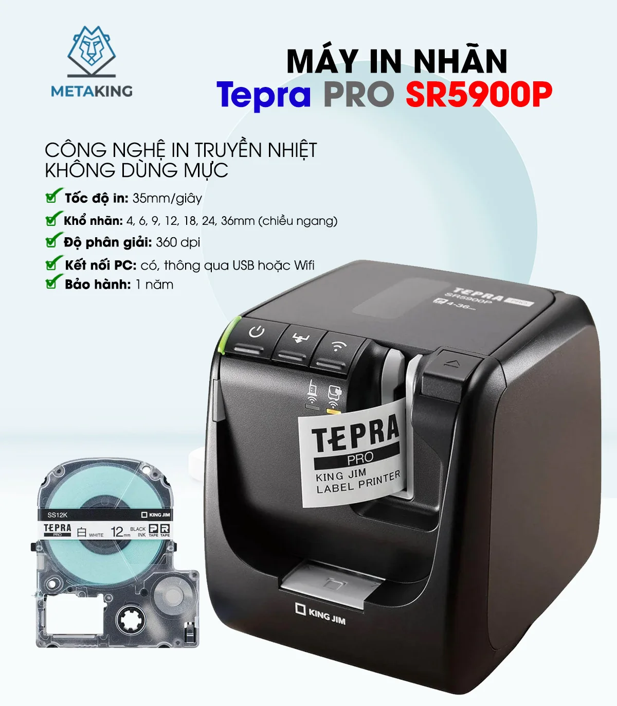 Tepra PRO SR5900P | ⓿ | METAKING